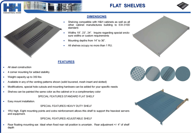 Flat Shelves